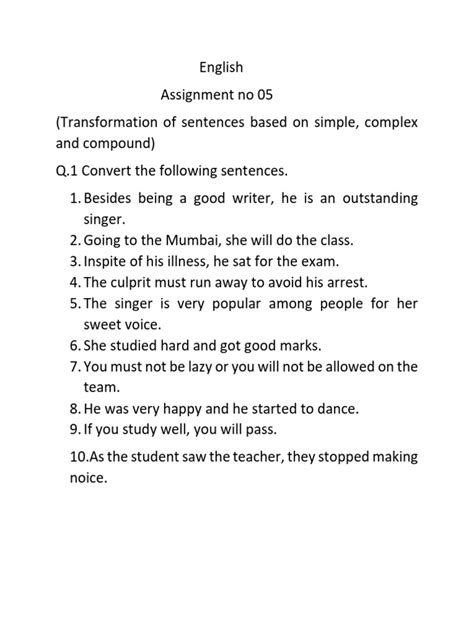Eng Assignment No 05 Pdf