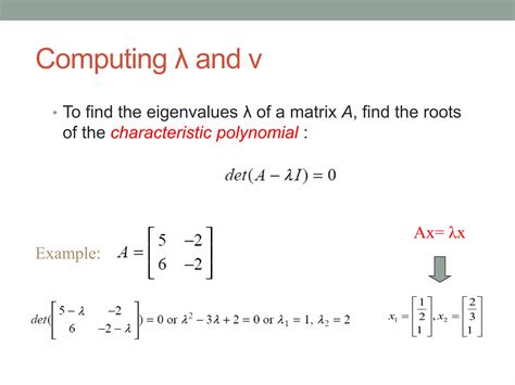 5 Eigenvalues And Eigenvectors Pptx
