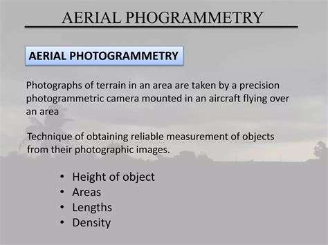 Aerial Photogrammetry Pptx 3 D Graphics Computer Software And