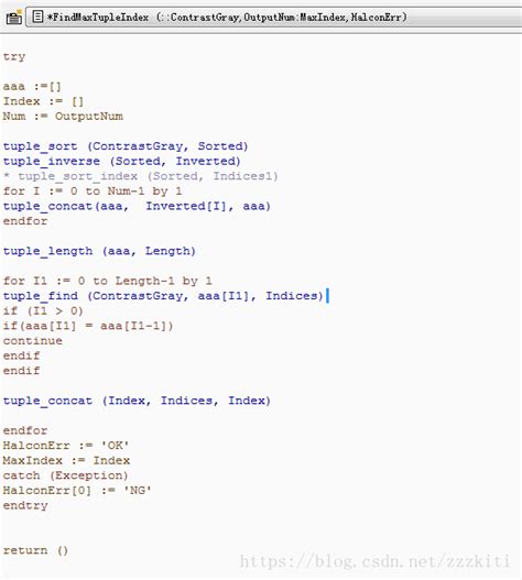 Halcon Tuple Findmaxindextuplehalcon Tuple 最大值索引 Csdn博客