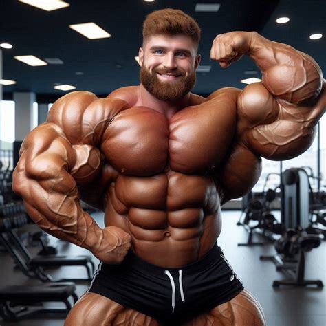Massive Muscle Cub Bing AI Gingerbredman On Tumblr