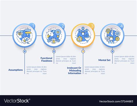 Problem Solving Obstacles Infographic Template Vector Image