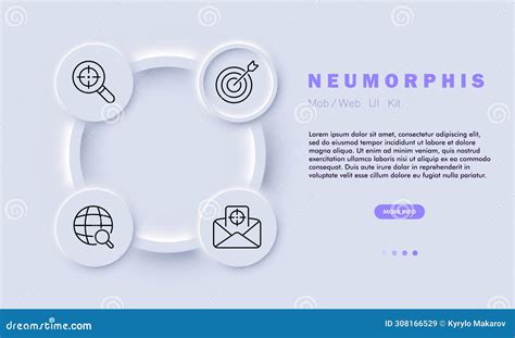 Advertising Line Icon Targeted Advertising Demographics Audience Segmentation Engagement