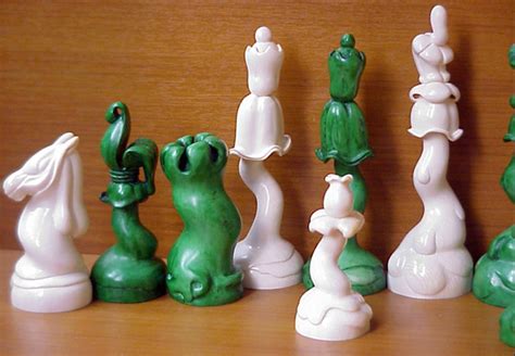 03. Скульптурные шахматы. Цветы в стиле Модерн. Стеклопластик. ⋆ BigChess