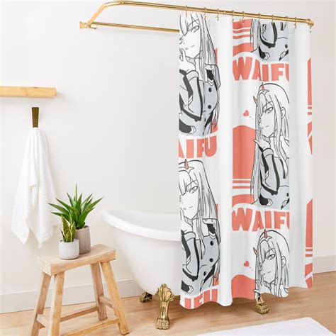 Zero Two Waifu Shower Curtain Darling In The Franxx Shop