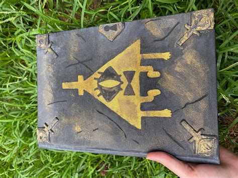 Gravity Falls Book Of Bill Cipher Inspired Blank Marker Sketchbook