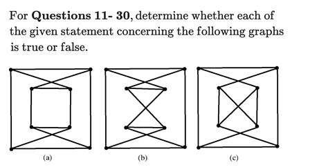 solved for questions 11 30 ﻿determine whether each of the
