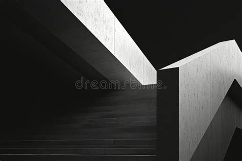 A Sleek Minimalist Abstract Design With Clean Lines And A Monochromatic Color Palette The