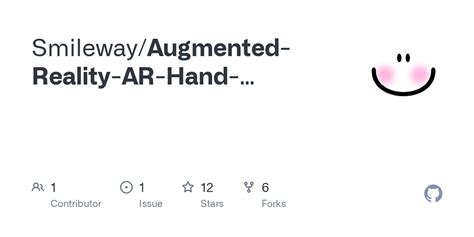 Github Smileway Augmented Reality Ar Hand Tracking