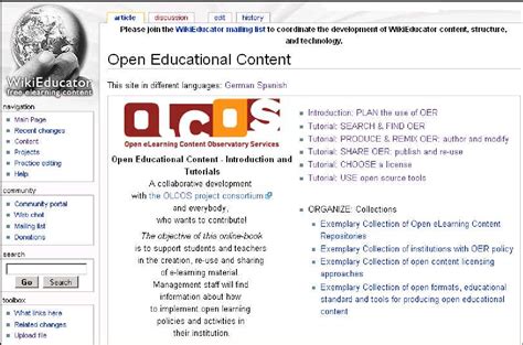 figure 1 from observing open e learning content a roadmap for