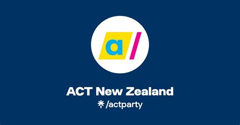 Act New Zealand Official Tiktok Instagram X Facebook Linktree