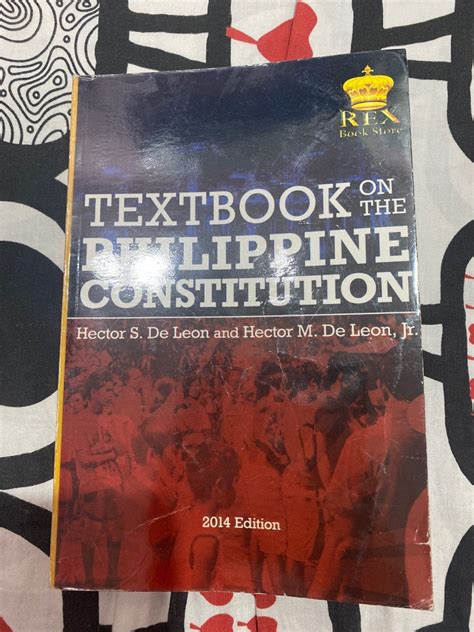 Philippine Constitution By De Leon Hobbies And Toys Books And Magazines