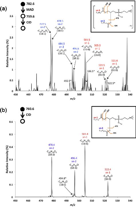 Figure 5 From Multistage Mass Spectrometry Of Phospholipids Using