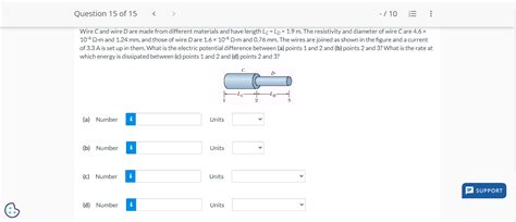 Solved Question 15 ﻿of 15wire C ﻿and Wire D ﻿are Made From