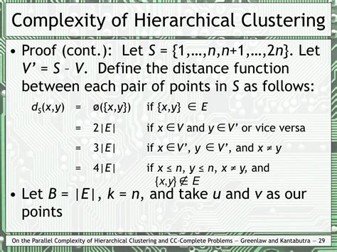 Ppt On The Parallel Complexity Of Hierarchical Clustering And Cc