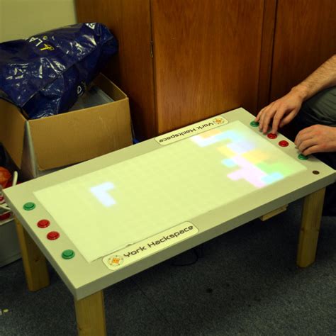 Led Tetris Table Hackaday