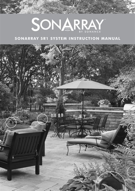 Sonarray Sr1 System Instruction Manual Sonance