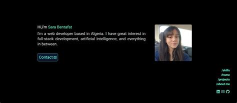 Sara Bentafat On Linkedin Portfolio Portfoliowebsite