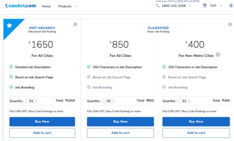 Naukri Resdex Price Registration Process For Employers