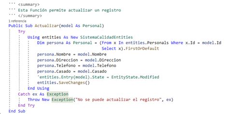 ligth knight crud con entity framework para una aplicación de