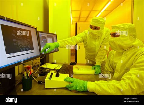 Cheking With An Electron Microscope The Results Of An E Beam