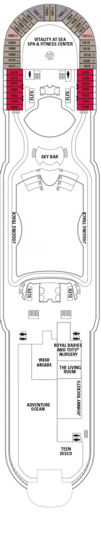 Deck 12 Navigator Of The Seas Deck Plans Royal Caribbean Blog