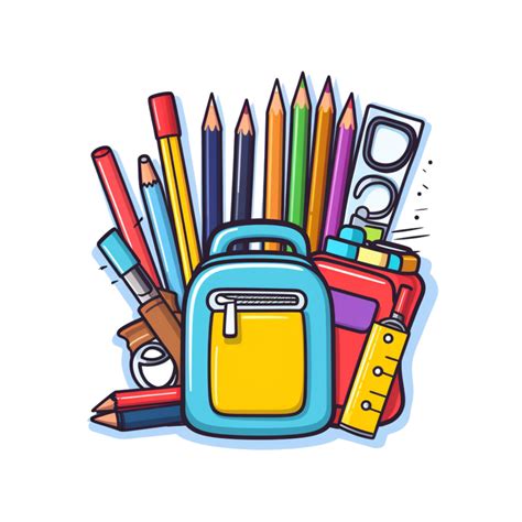 School Equipment Clipart