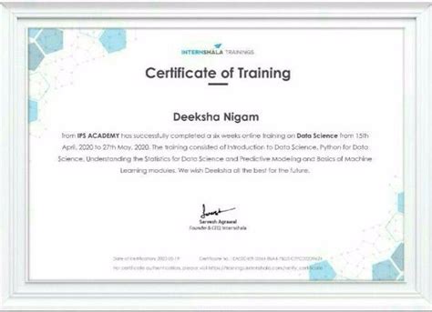Datascience Internshalatrainings Deeksha N