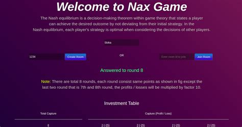 GitHub Sawansloka NaxGame Multiplayer Real Time Trivia Game Based On Nash Equilibrium In