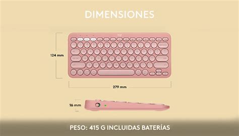 TECLADO LOGITECH PEBBLE K S PINK Memory Kings Lo Mejor En Equipos De Computo Y Accesorios