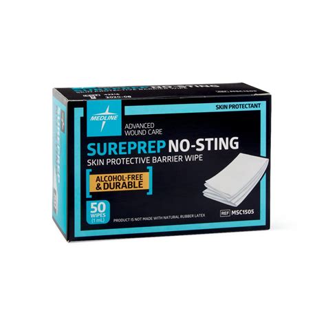Sureprep No Sting Water Based Skin Protectant Wipe Medical Mart