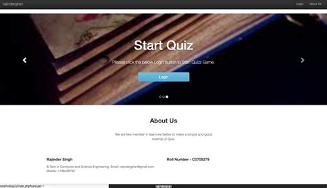 GitHub DhruvinPateel Quiz Application A Web Application Where The Students Can Login In And