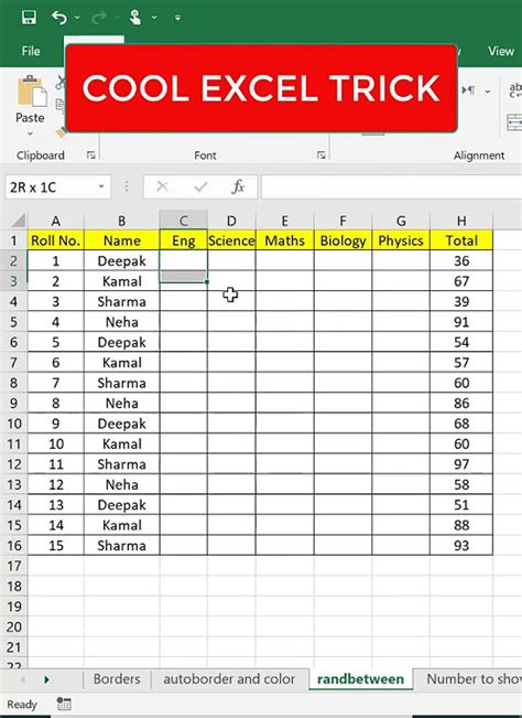 youtubeshorts ytshort excel tricks new youtube short youtube