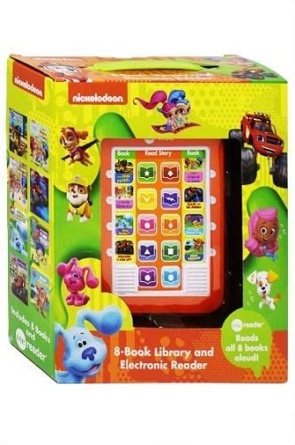 Nickelodeon 8 Book Library And Electronic Reader Me Reader By Inc