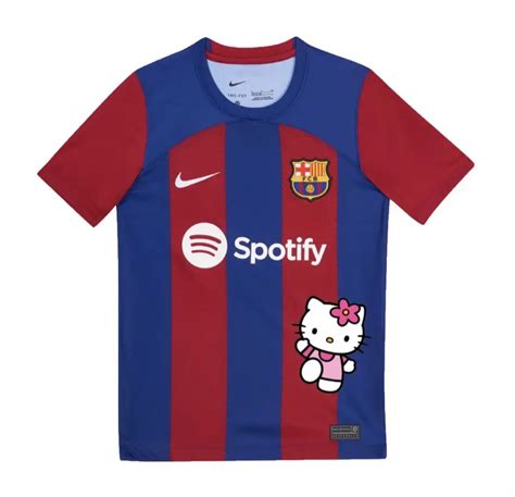 Fcbarcelona X Hello Kitty Limited Edition Jersey Theoutsideside
