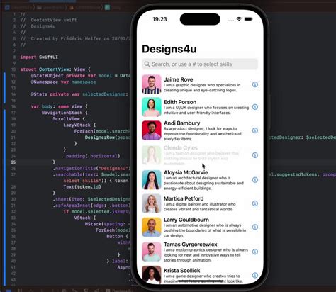 Iosdeveloper Swiftui Swift Ios Frédéric Helfer