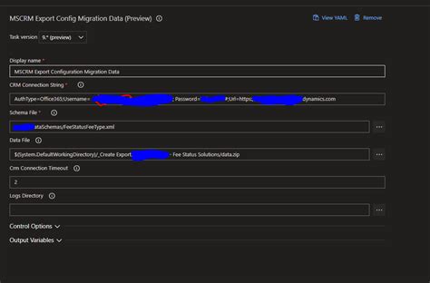 Mscrm Export Config Migration Data Azure Devops Cicd Export Failed