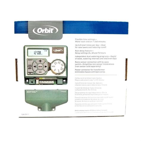 Orbit 4 Zone Indoor Easy Dial Timer Home And Office Supplies On Sale