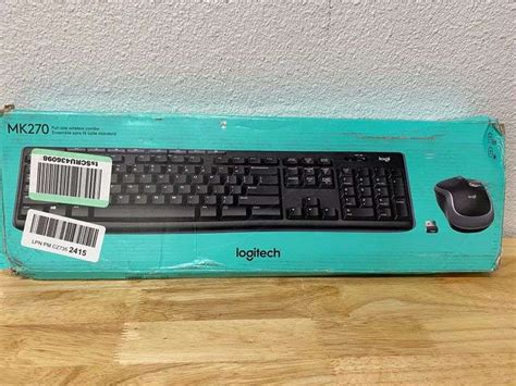 Logitech Mk270 Wireless Keyboard Mouse Combo Rio Grande Trade