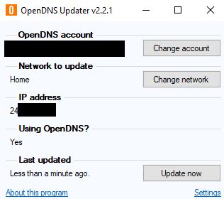 How To Configure The OpenDNS Dynamic IP Updater Client OpenDNS