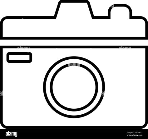 Photography Camera Icon Simple Editable Vector Eps File Stock Vector