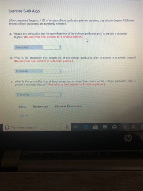 solved exercise 5 49 algo use computer suppose 41 of