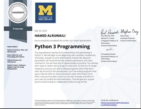 i m excited to announce that i have successfully completed the python 3