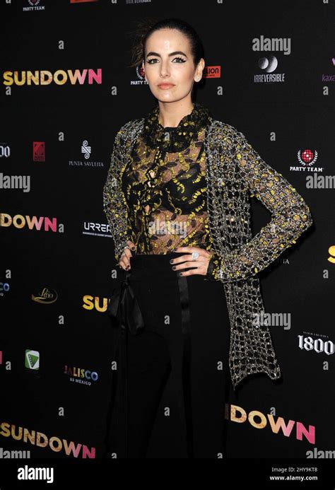 Camilla Belle Attending The Sundown Us Premiere Screening Held At Arclight Hollywood Stock