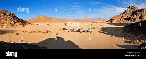 Tourist Camp In The Foothills Of Tassili Najjer National Park Unesco