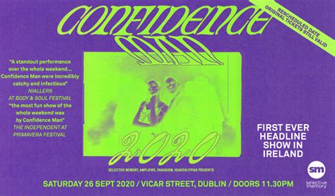 Confidence Man Tour