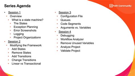 Uipath Reframework Overview Developer Series Part 1 Of 4 Pptx Computer Software And