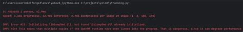 Error OMP Error Initializing Libiomp Md Dll But Found Libiomp Md Dll Already Initialized