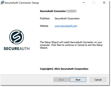SecureAuth Connector Installation
