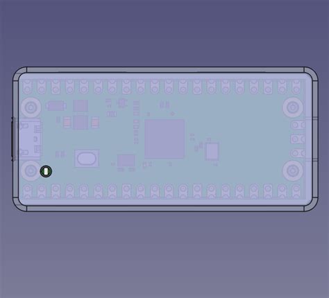 Raspberry Pi Pico Snap Together Case With Slot For 6 Wire Ribbon Cable By Glabifrons Download